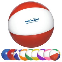 Bulk Classic Style Beach Ball by Logotech 133355