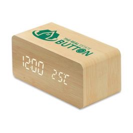 Clement Eco-Friendly Alarm Clock And Wireless Charger 124384