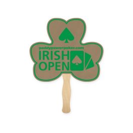 Clover Shape Recycled Hand Fan 133154