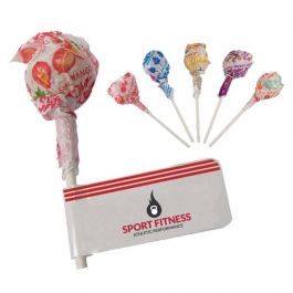 Imprinted Colorful Dum Dum Pops with Custom Box from Logotech 117385