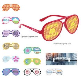 Colorful Glasses With Pinhole Stickers 119790