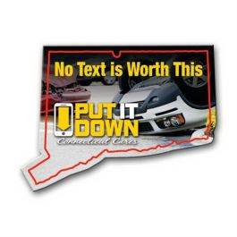 Custom Connecticut State Magnet by Logotech 130538