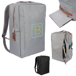 Branded Corporate Structured Laptop Backpack from Logotech 124465