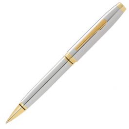 Cross Coventry Polished Chrome Gold Tone Ballpoint Pen by Logotech 802337