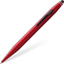 Cross Tech2 Metallic Red Ballpoint Pen with Stylus by Logotech 802318