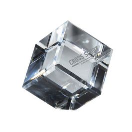 Custom Cube-Shaped Plaque from Logotech 115448