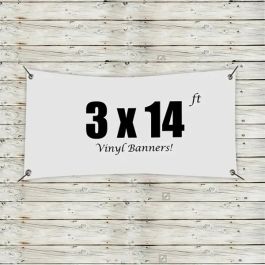 Custom 3 X 14 Vinyl Banners 184609