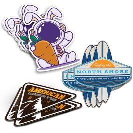 Personalized Custom Die Cut Stickers - 4x 4 by Logotech 139413