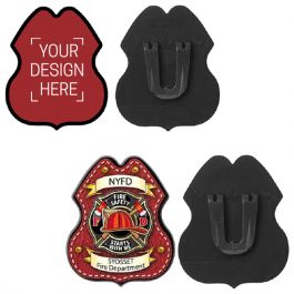 Customizable Clip-On Junior Firefighter Badge by Logotech 800315