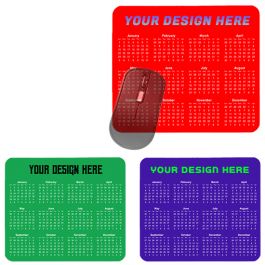 Customized Horizontal Calendar Mouse Pad 113003