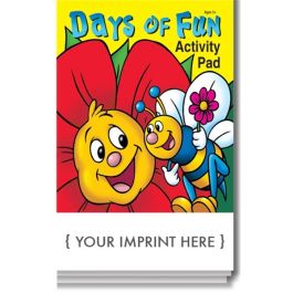 Customized Days of Fun Activity Pad by Logotech 154778