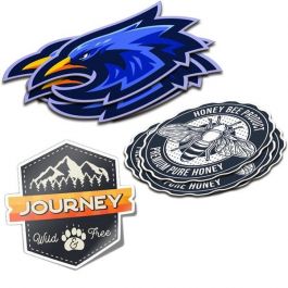 Branded Die Cut Stickers - 48 Hour Rush from Logotech 123854