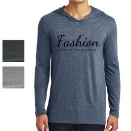 District Made Men's Hooded Long-Sleeve Tee 117393