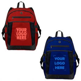 Imprinted Expandable 15 Inch Computer Backpack from Logotech 105554