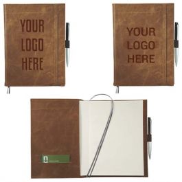 Promotional Field and Co. Cambridge Refillable Notebook with your logo ...