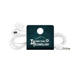 Customizable Full Color Tech Wrap Cord Organizer from Logotech 129077