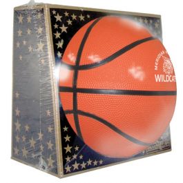 Personalized Full Size Rubber Basketball by Logotech 125094