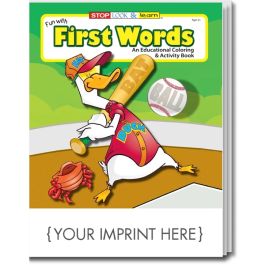 Customizable Fun with First Words Coloring Book from Logotech 154884
