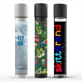 Bulk Glass Pre Roll Joint Tube with Custom Sticker Label by Logotech 803387