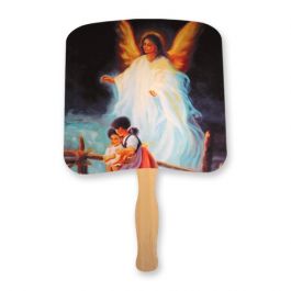 Guardian Angel Religious Hand Fan 133028