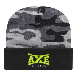 Custom Urban Camouflage Knit Cap with Solid Color Cuff by Logotech 125877