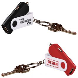 Key Chain USB Car Adaptor 131238