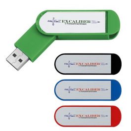 Labeled Folding USB 2.0 Flash Drive 122382