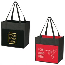 Custom Lami-Combo Shopper Tote Bag from Logotech 100195