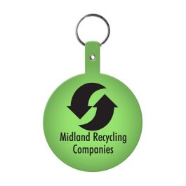 Large Circle Flexible Key Tag 125598
