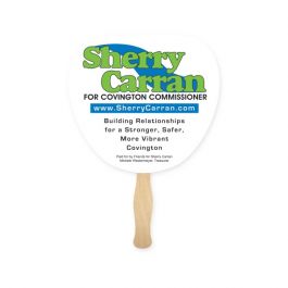 Leaf Shape Hand Fan Sandwich Style 132999