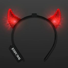 Custom Light up Facetted Horns LED Headbands by Logotech 156819