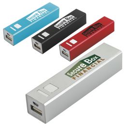 Promotional Universal Source Metal Power Bank 2600 mAh by Logotech 123744