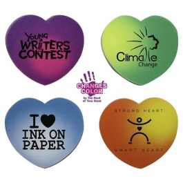 Personalized Mood Die Cut Eraser-Heart by Logotech 157317