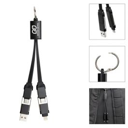 Multi-Charge Cables With Round Carabiner 150965