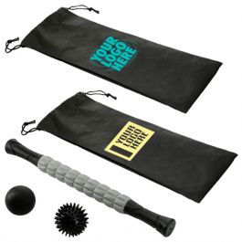 Customized Oasis 3 Piece Massage and Recovery Kit by Logotech 108260