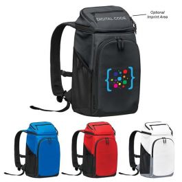 Promotional Oregon 24 Cooler Backpack by Logotech 136299