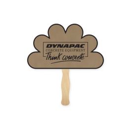 Peacock Shape Recycled Hand Fan Sandwich Style 133131