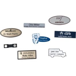 Custom Plastic Name Tags from Logotech 128586