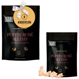Customized Poppin Rose All Day Gourmet Popcorn by Logotech 803122
