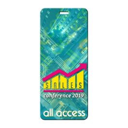 Promotional Press Pass / Lanyard Card 3 in X 7 In by Logotech 114724