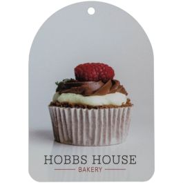 Branded Promo Tag Cardstock 24pt Stock Shape 1-15 Sq. In. - White from ...