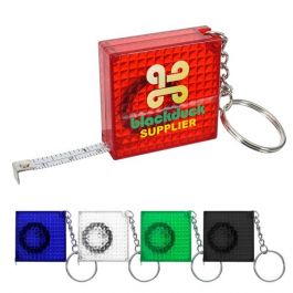 Reflective Tape Measure Key Chain 110950
