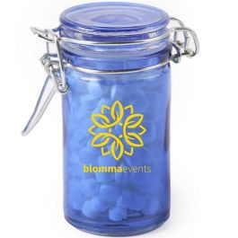 Round Glass Mint Jar 128005