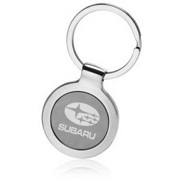 Round Two Tone Keychains 113216