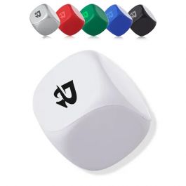 Branded Square Shaped Stress Ball from Logotech 139137