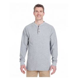 Ultraclub Adult Mini Thermal Henley 146887