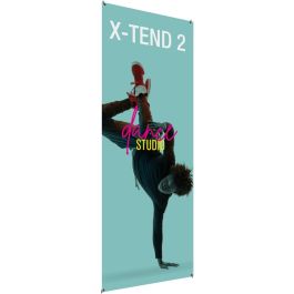 Imprinted X-Tend 2 Spring Back Banner Stand from Logotech 177380
