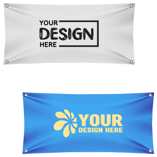 vinyl banner mockup psd